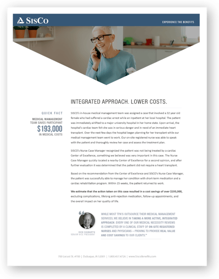 SISCO Medical Management Case Study
